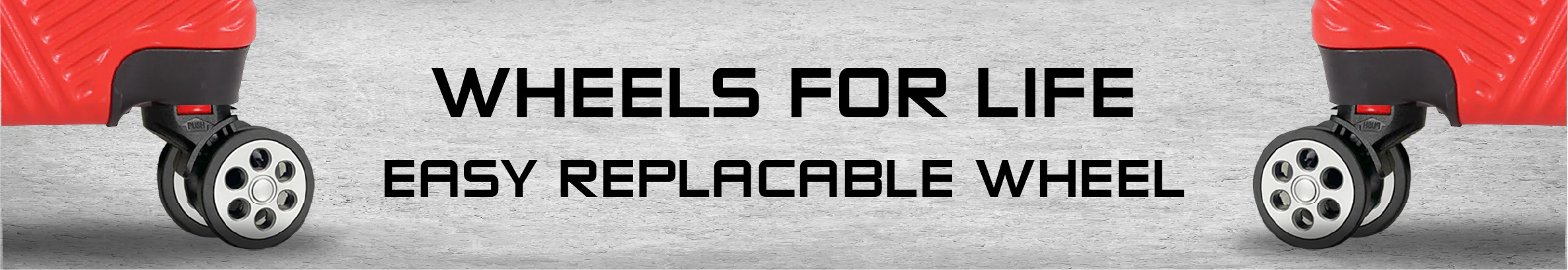 DETACHABLE WHEELS – Tucci Disegno - Travel Goods