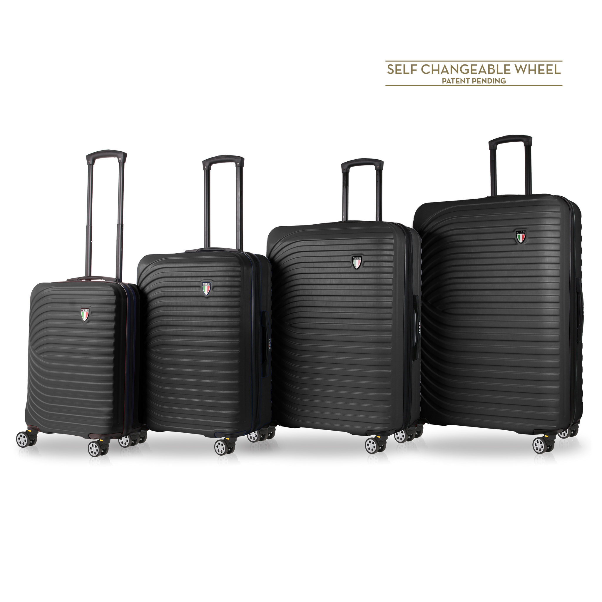 TUCCI Italy MOZZAFIATO (20", 24", 28", 32") Travel Luggage Suitcase Se