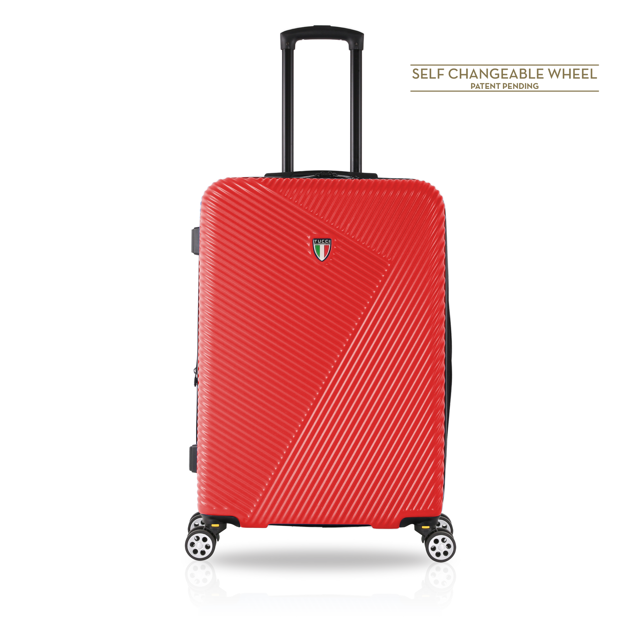 TUCCI Italy TESORO 30" Expandable Large Luggage Suitcase