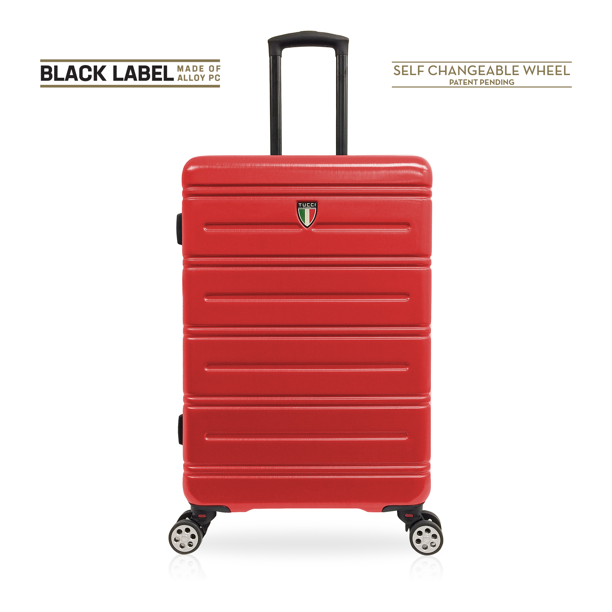 TUCCI Italy LETIZIA 28" Lightweight Spinner Suitcase