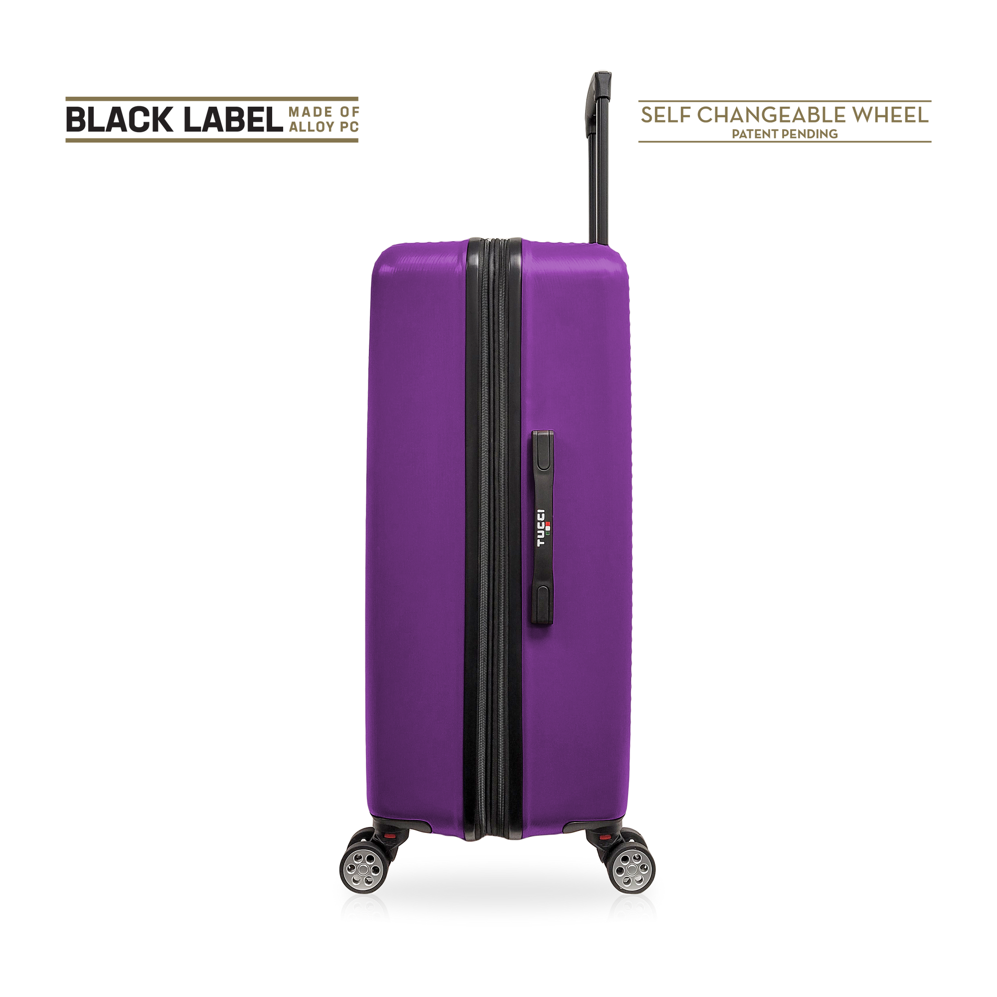 TUCCI Italy 32" GIOIA ABS Hardshell Spinner Wheel Travel Suitcase