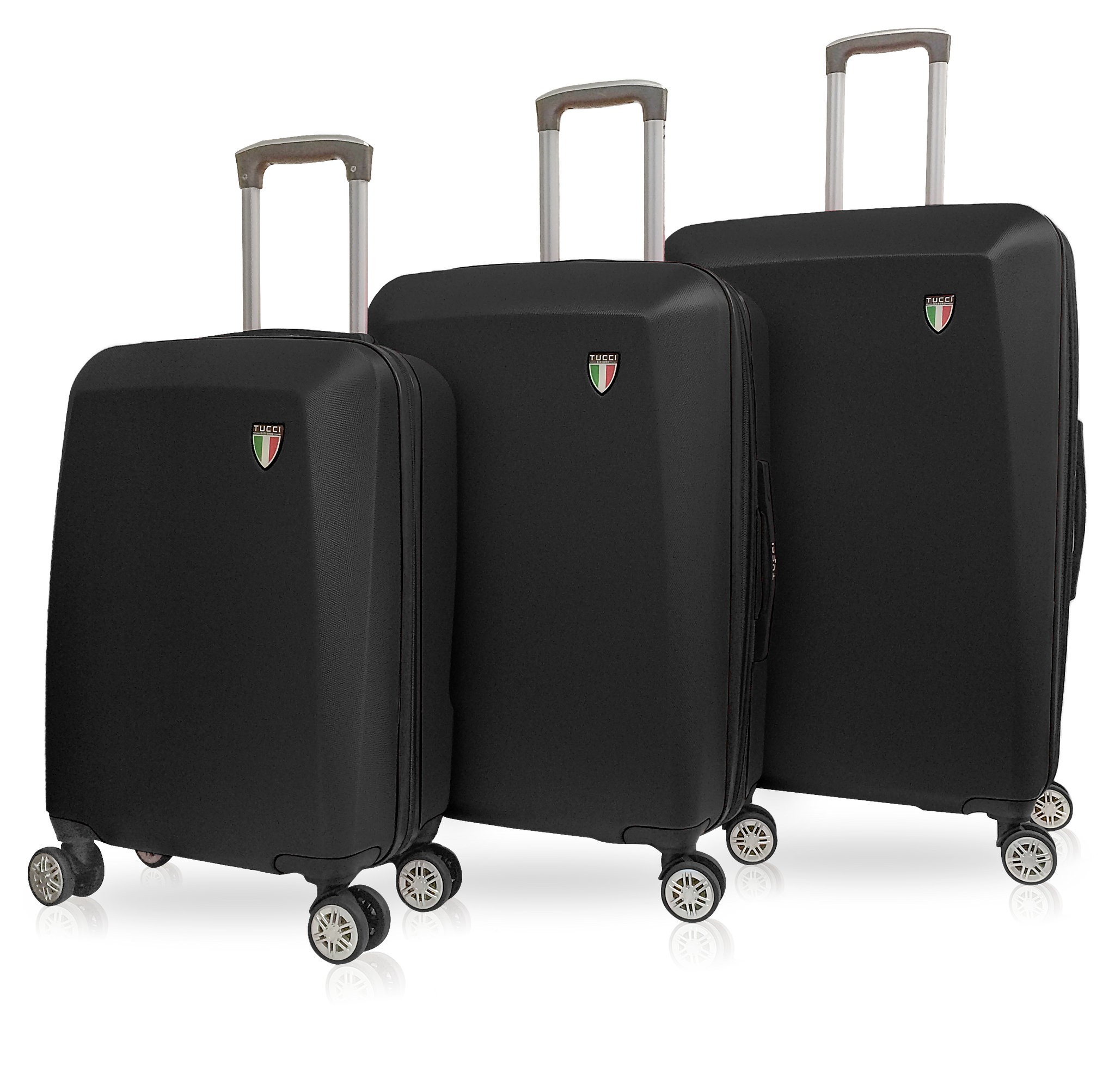 TUCCI Italy GIOCO 3 PC ABS (20", 24", 28") Travel Suitcase Set