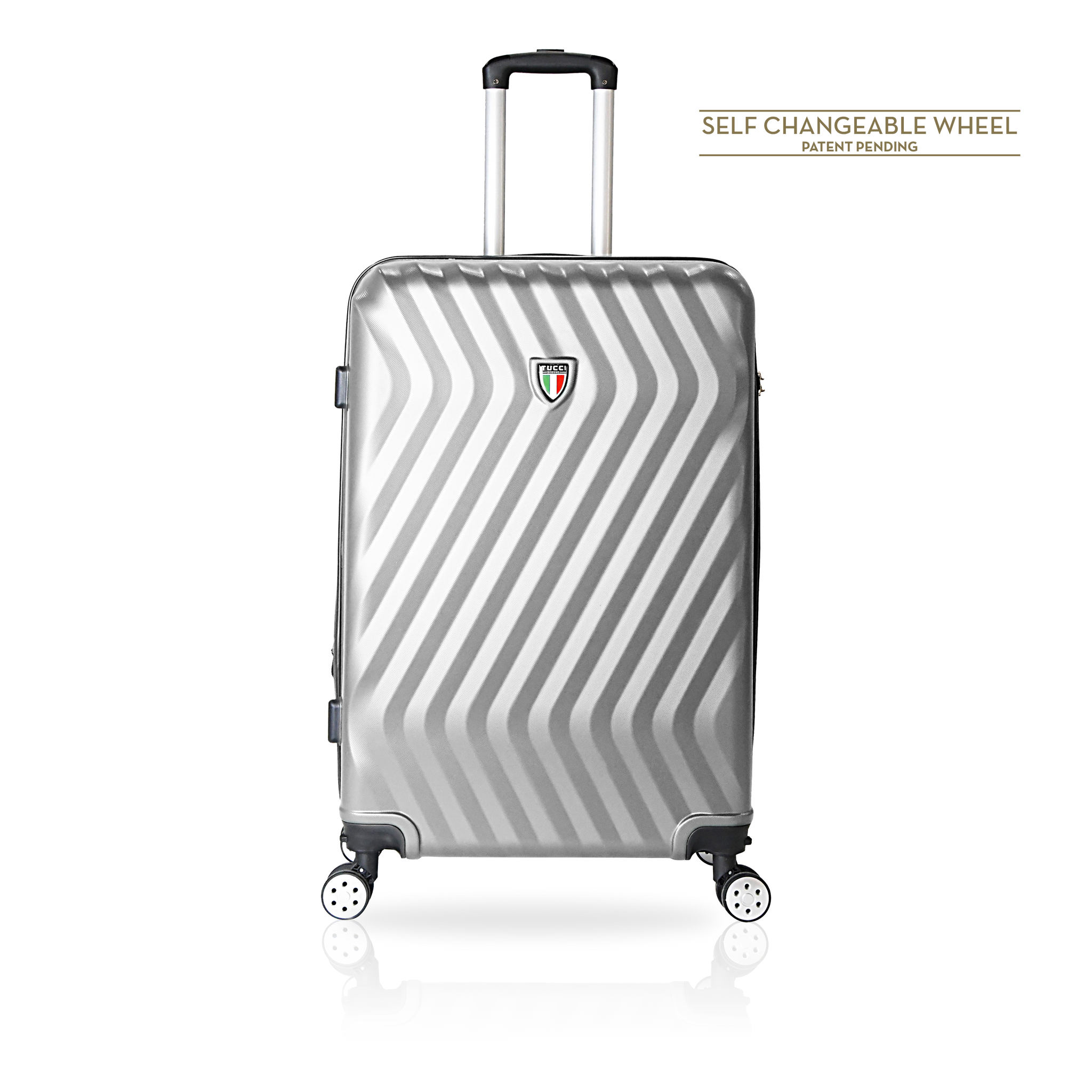 TUCCI Italy MUTEVOLE 20" Detachable Wheels Luggage Suitcase