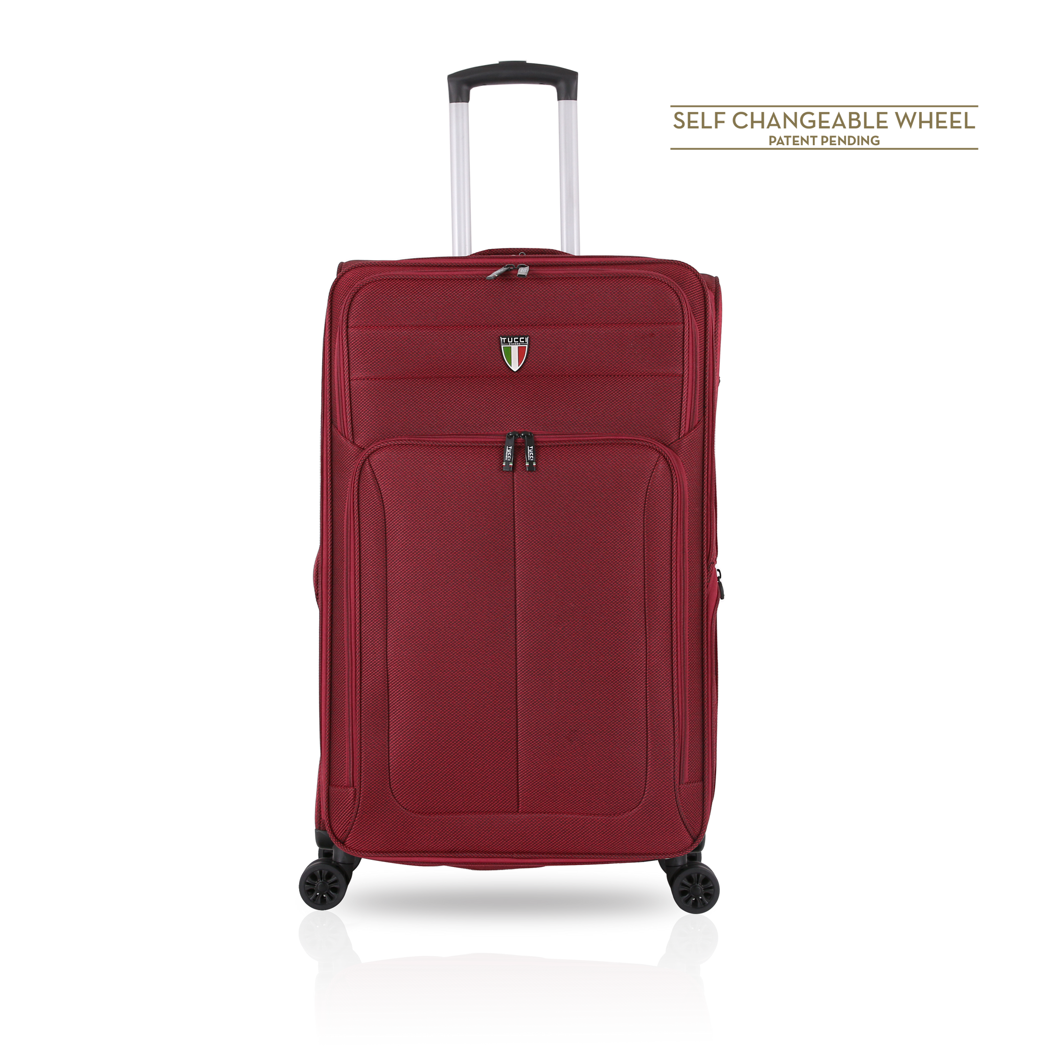 TUCCI Italy DIVISO 24" Medium Check-In Travel Luggage Suitcase